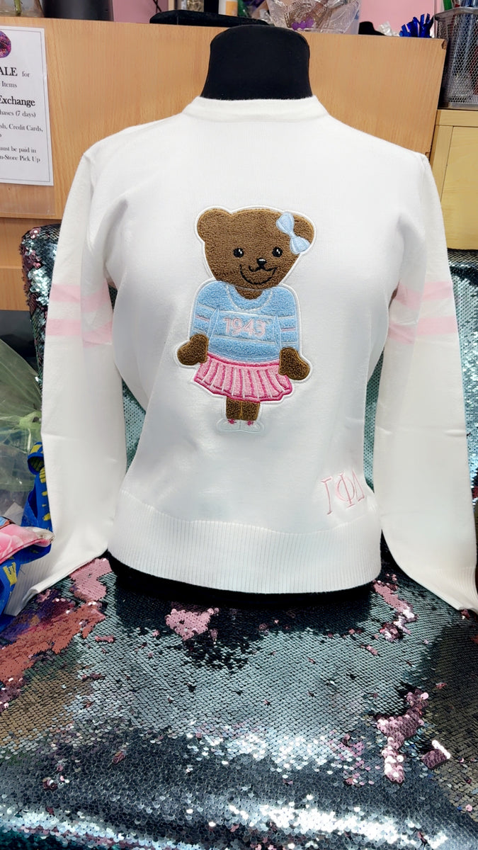Gamma Bear Sweater – Tauntus Inc. Greek Store
