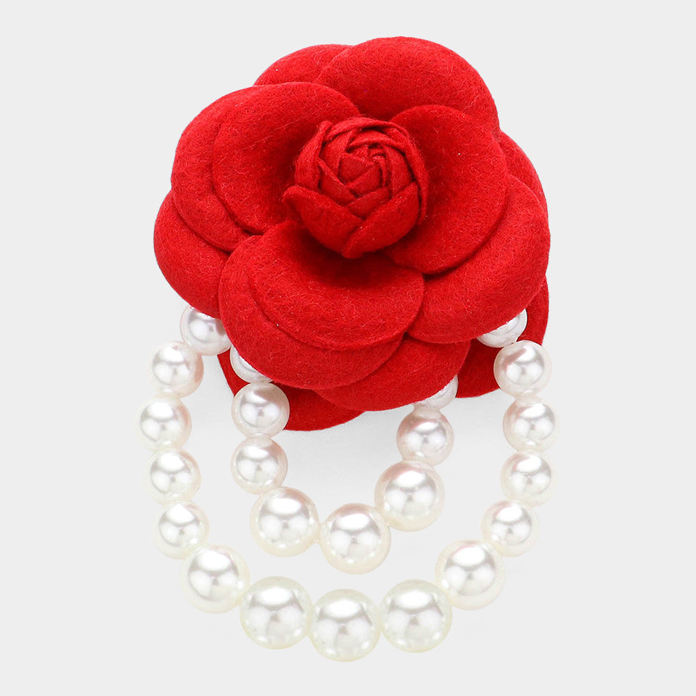 DST Rose and Pearl Brooch – Tauntus Inc. Greek Store