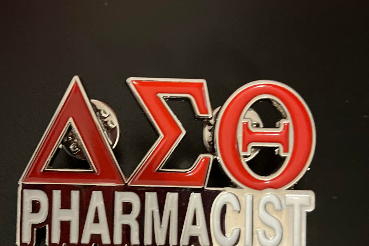 Delta Pharmacist lapel pin – Tauntus Inc. Greek Store