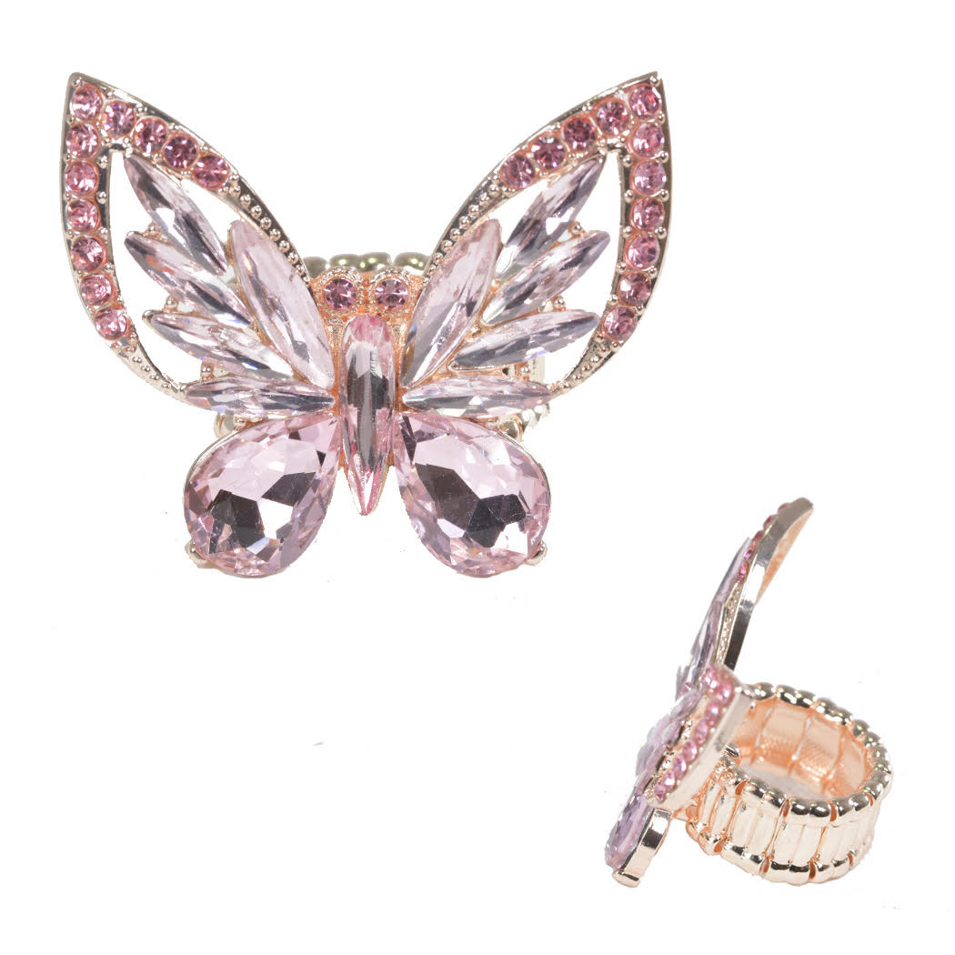 Pink butterfly Ring – Tauntus Inc. Greek Store