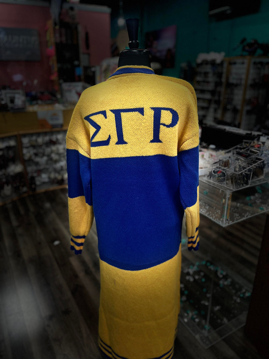 Sigma Gamma Rho Sweater Coat – Tauntus Inc. Greek Store