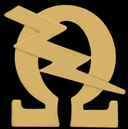 Omega Bolt Lapel/Tie Pin – Tauntus Inc. Greek Store